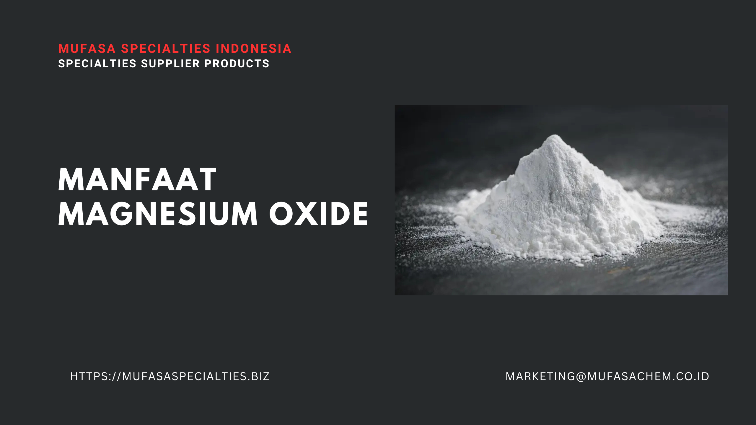 Manfaat Magnesium Oxide